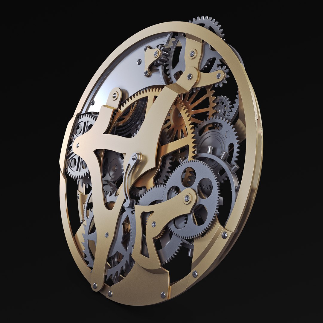 3D Gear Mechanism V 8 - TurboSquid 1611672