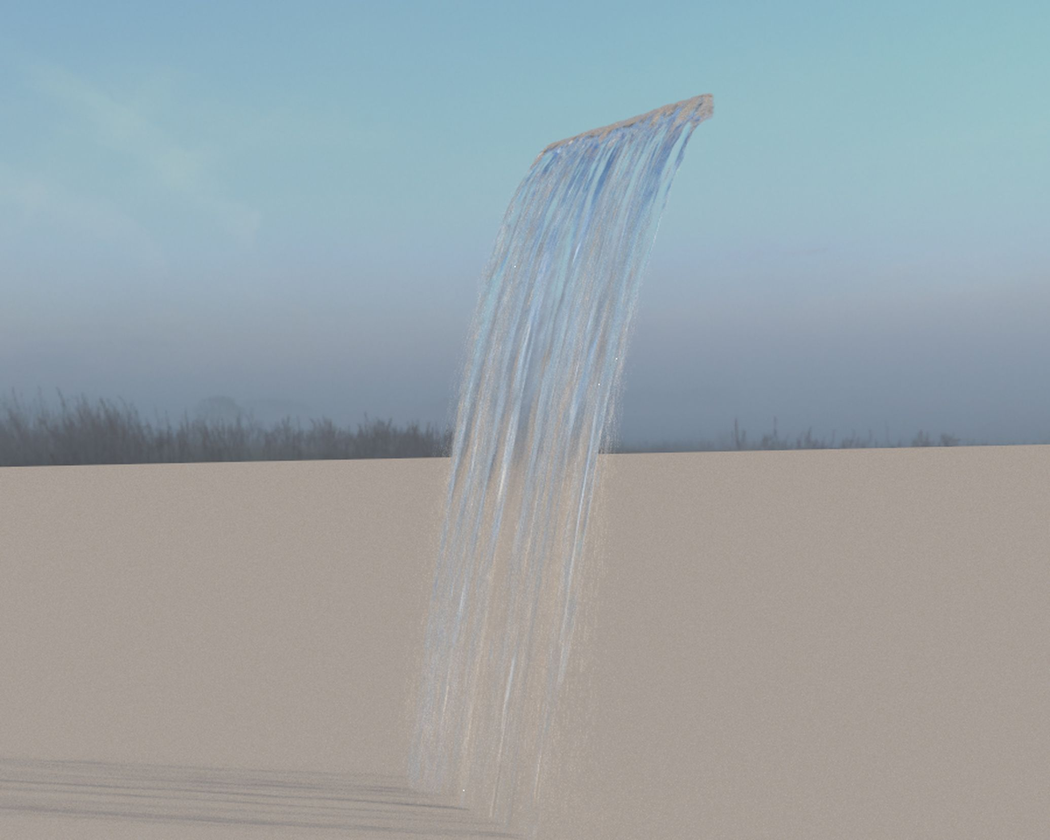 Water jet animated fountains Falling jets collection 3D - TurboSquid ...