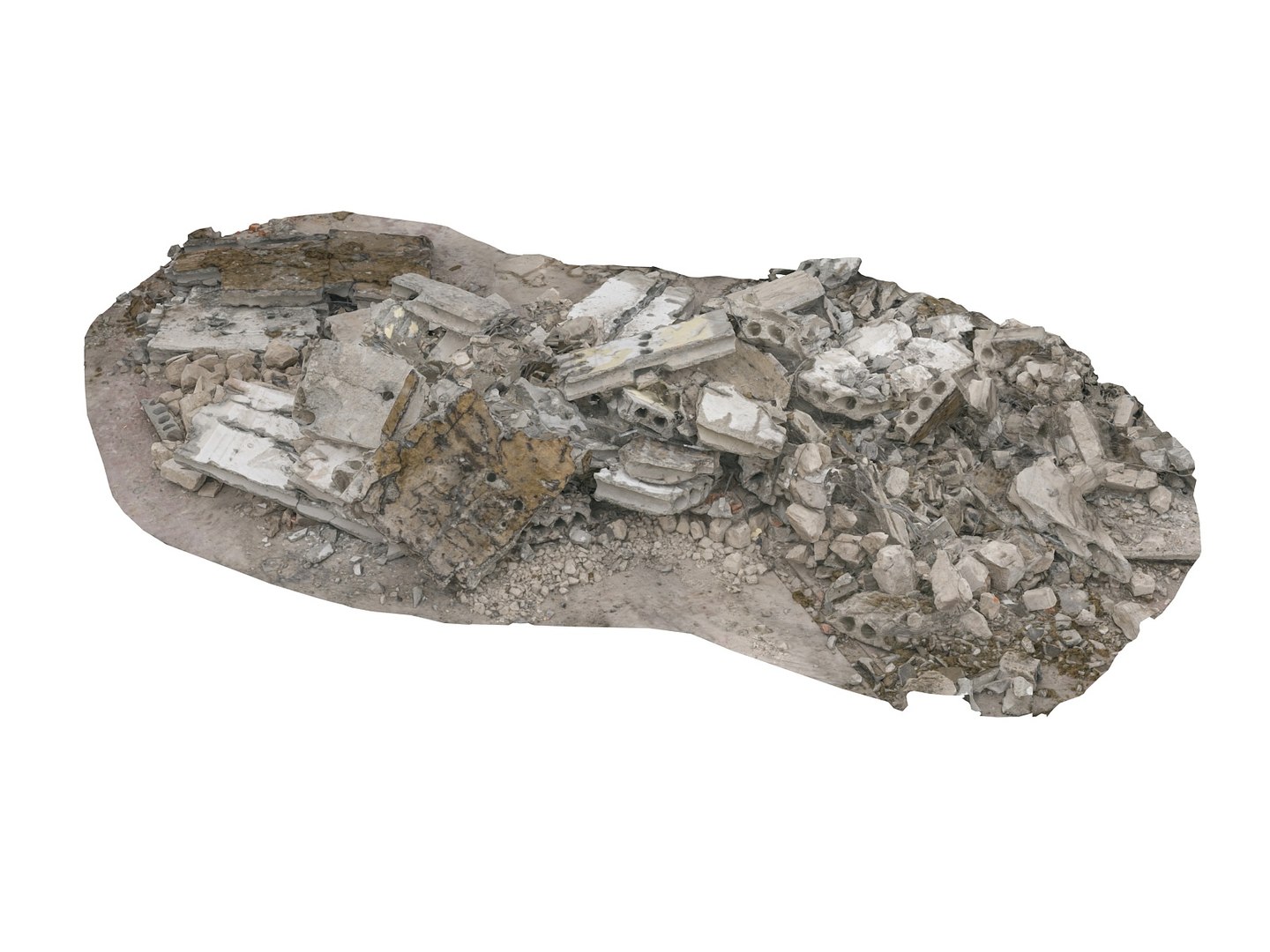 Realistic Rubble And Debris Pack 3D - TurboSquid 2389498