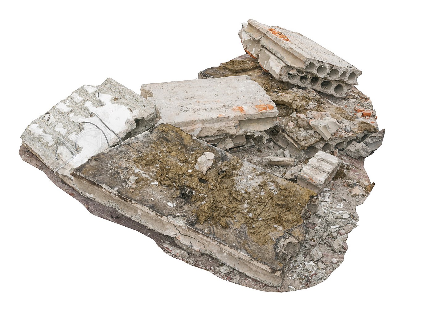 Realistic Rubble And Debris Pack 3D - TurboSquid 2389498