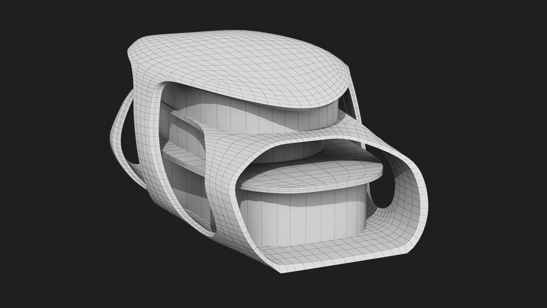 Futuristic Building 7 3D - TurboSquid 2329503