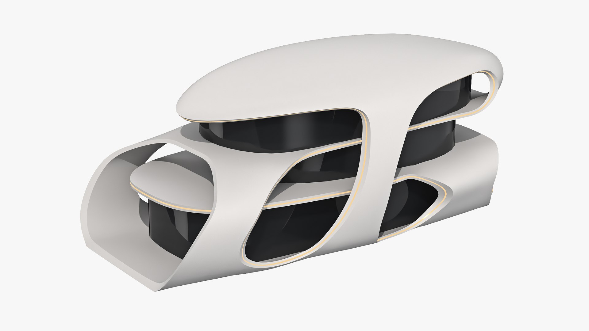 Futuristic Building 7 3D - TurboSquid 2329503