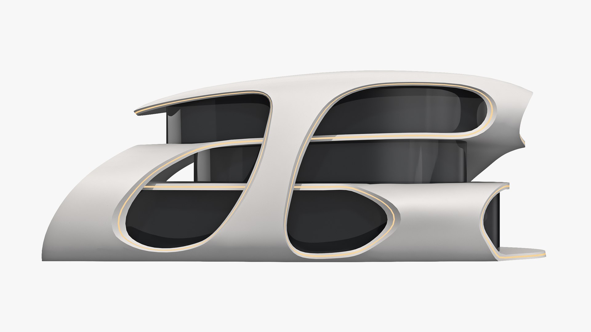 Futuristic Building 7 3D - TurboSquid 2329503