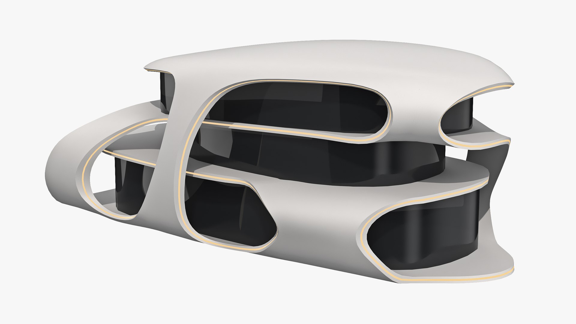 Futuristic Building 7 3D - TurboSquid 2329503