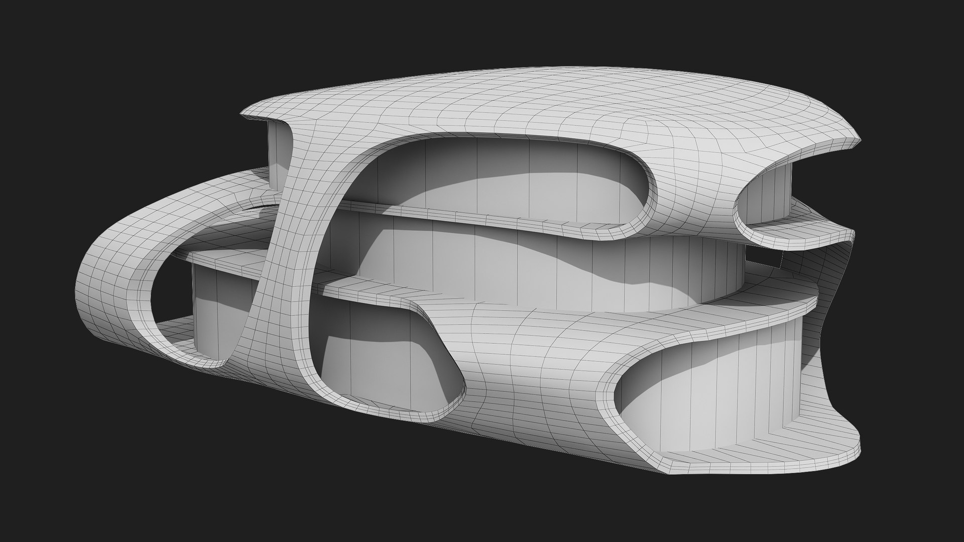 Futuristic Building 7 3D - TurboSquid 2329503