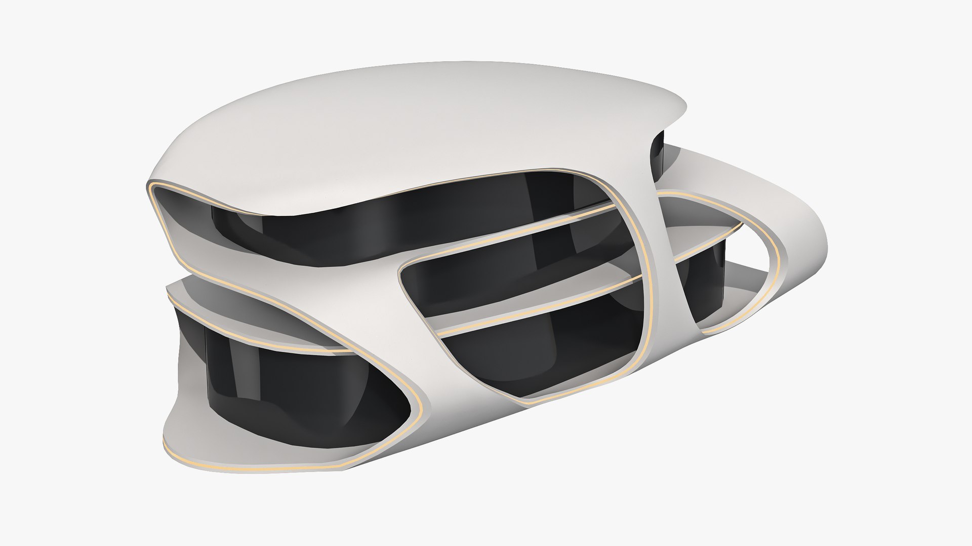 Futuristic Building 7 3D - TurboSquid 2329503