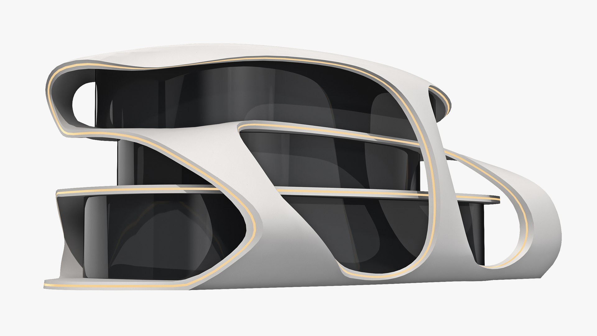 Futuristic Building 7 3D - TurboSquid 2329503