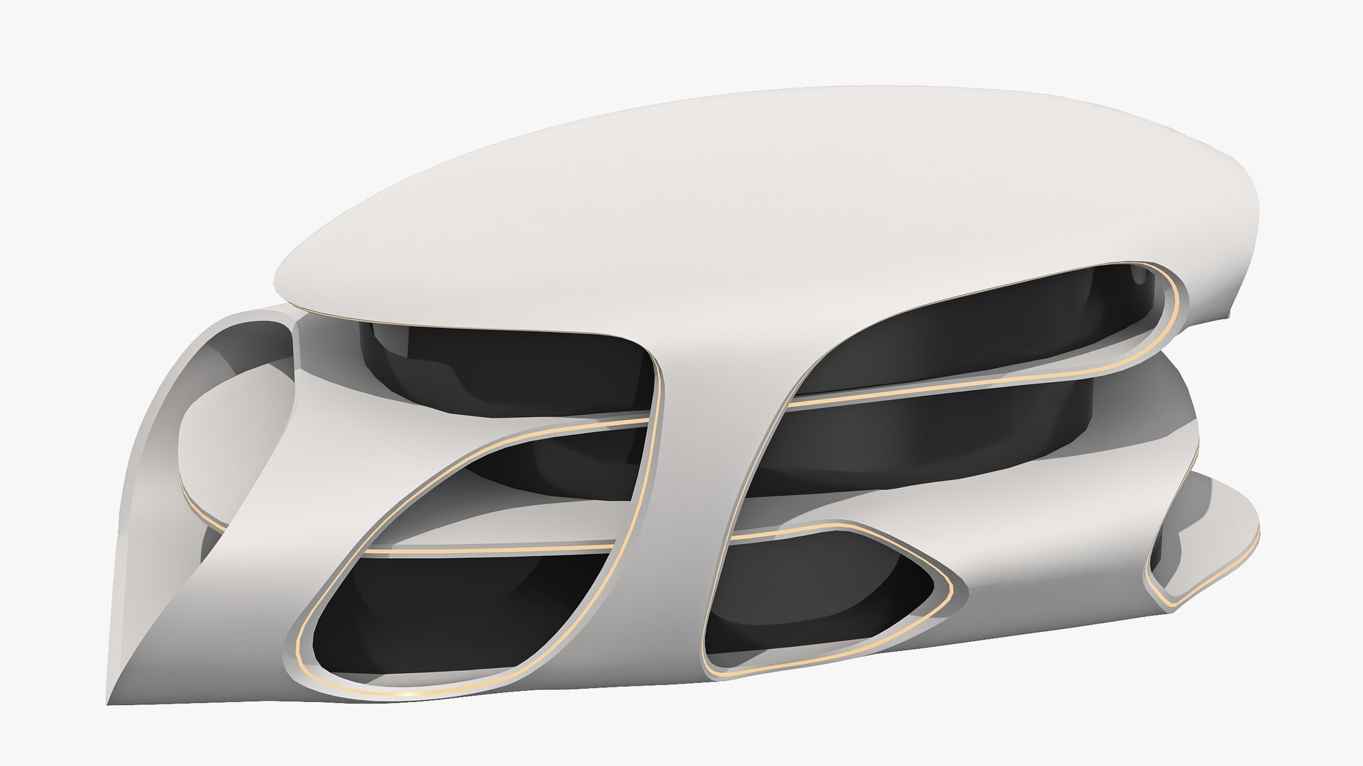 Futuristic Building 7 3D - TurboSquid 2329503