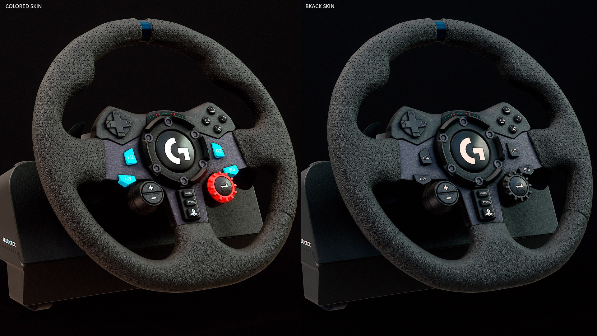3D Logitech G29 Driving Force Racing Steering Wheel PBR - TurboSquid ...