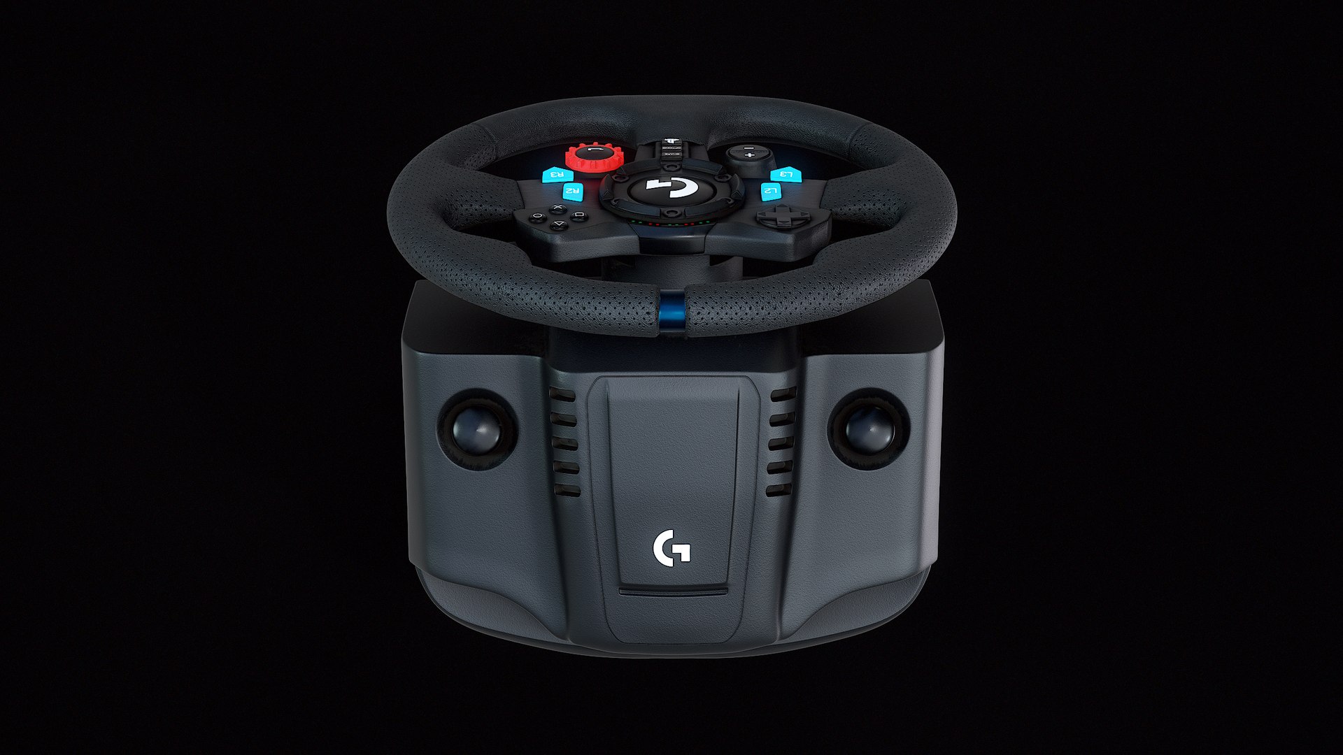 3D Logitech G29 Driving Force Racing Steering Wheel PBR - TurboSquid ...