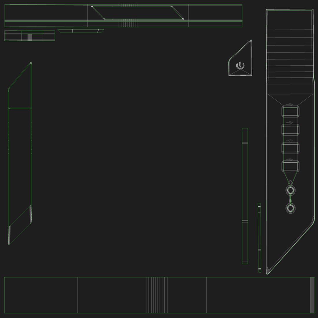 3D Model Generic Desktop Chassis - TurboSquid 1292837