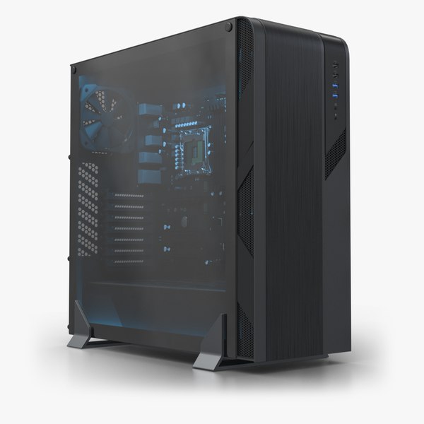 Generic gaming desktop pc 3D model - TurboSquid 1307395