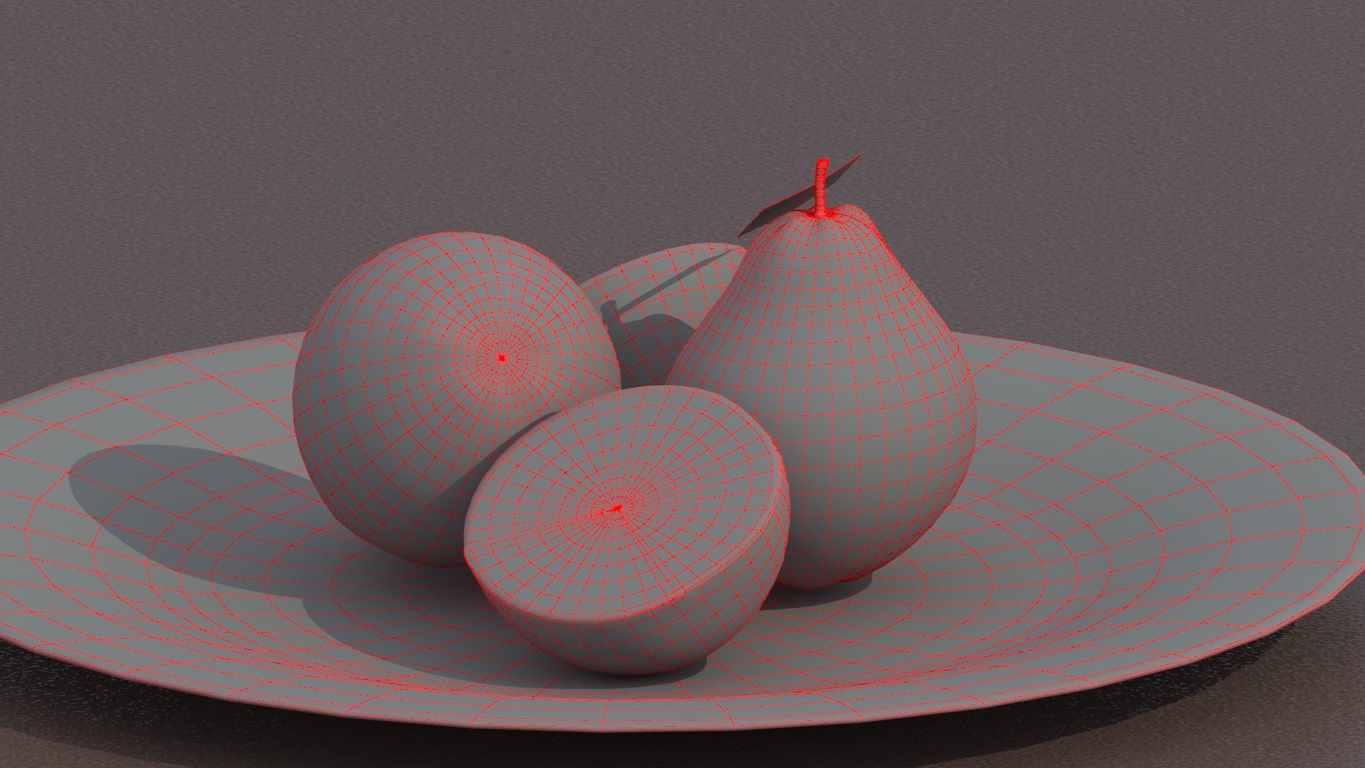 3d Dish Guavas Model