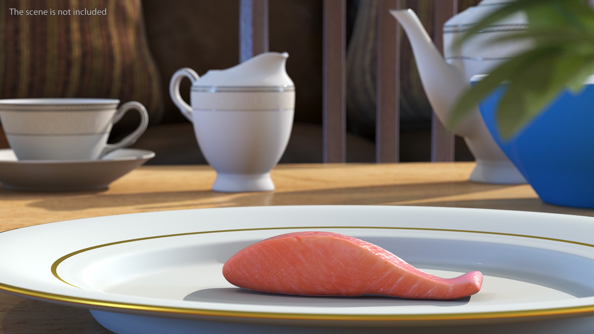 Raw Salmon Fillet Model - TurboSquid 1930122