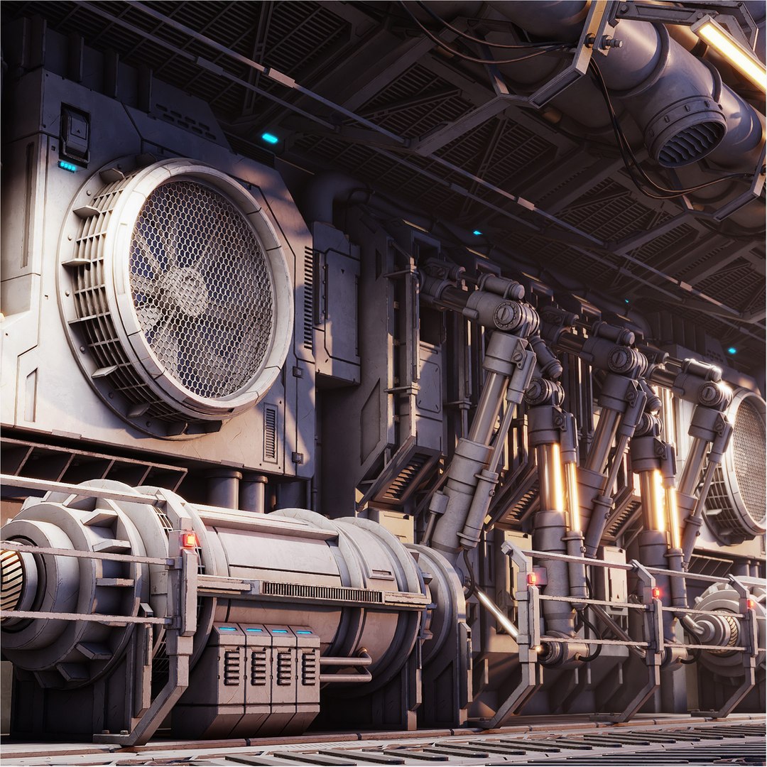 Sci-Fi Architecture Panels Kit Vol 04 3D model - TurboSquid 2038609