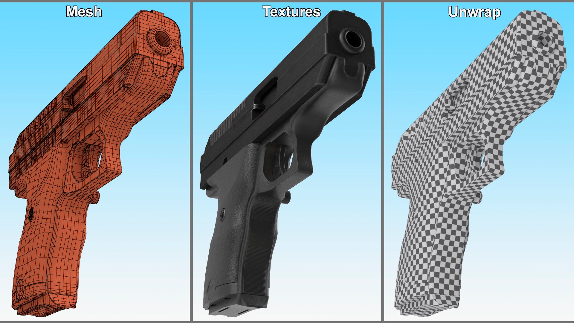 3D Hi-Point C-9 Pistol - TurboSquid 2174363