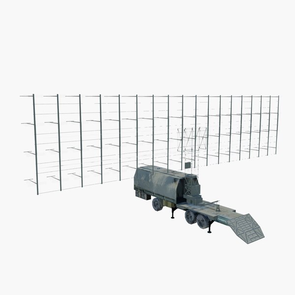 modelo 3d Radar de resorte de caja de baja poli - TurboSquid 1694040