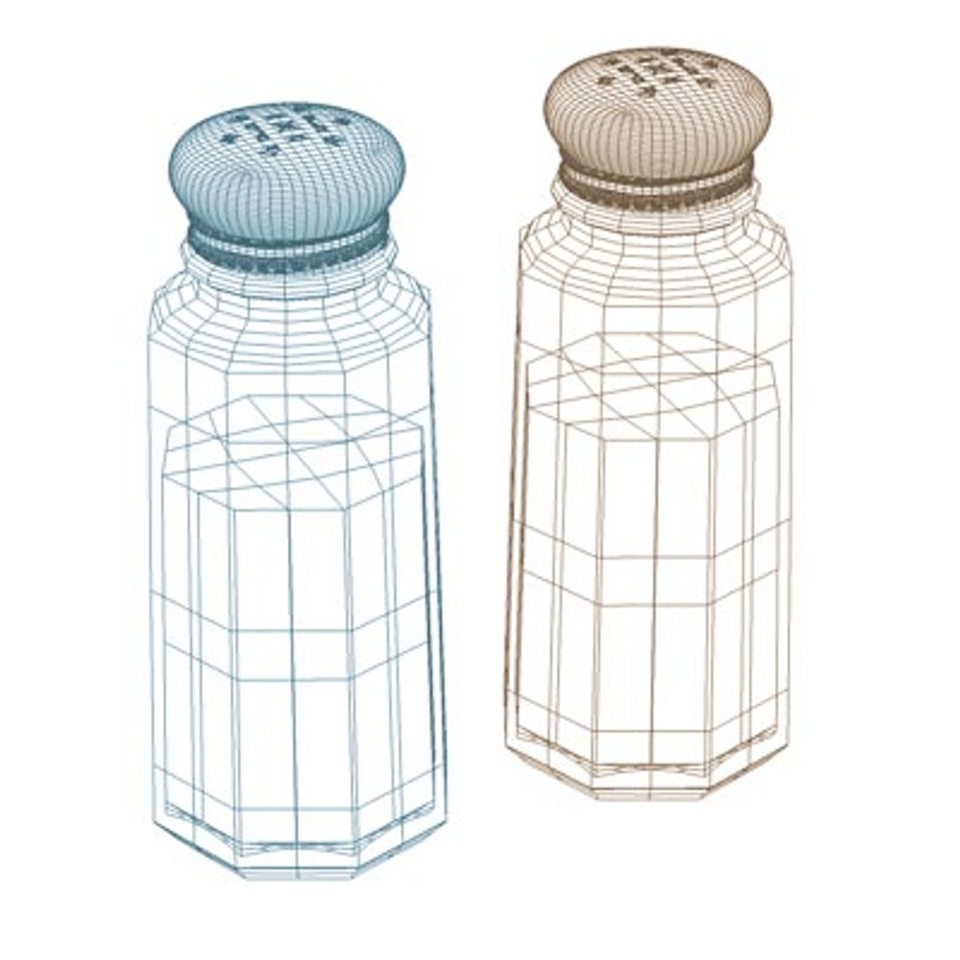 Salt Pepper 3d Model