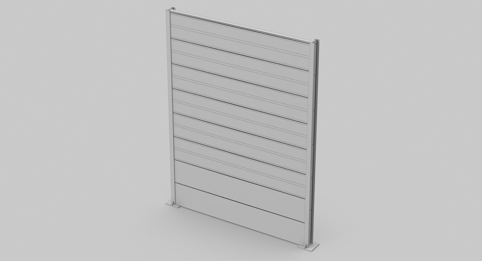 3D Noise Barrier 1 Model - TurboSquid 1316561