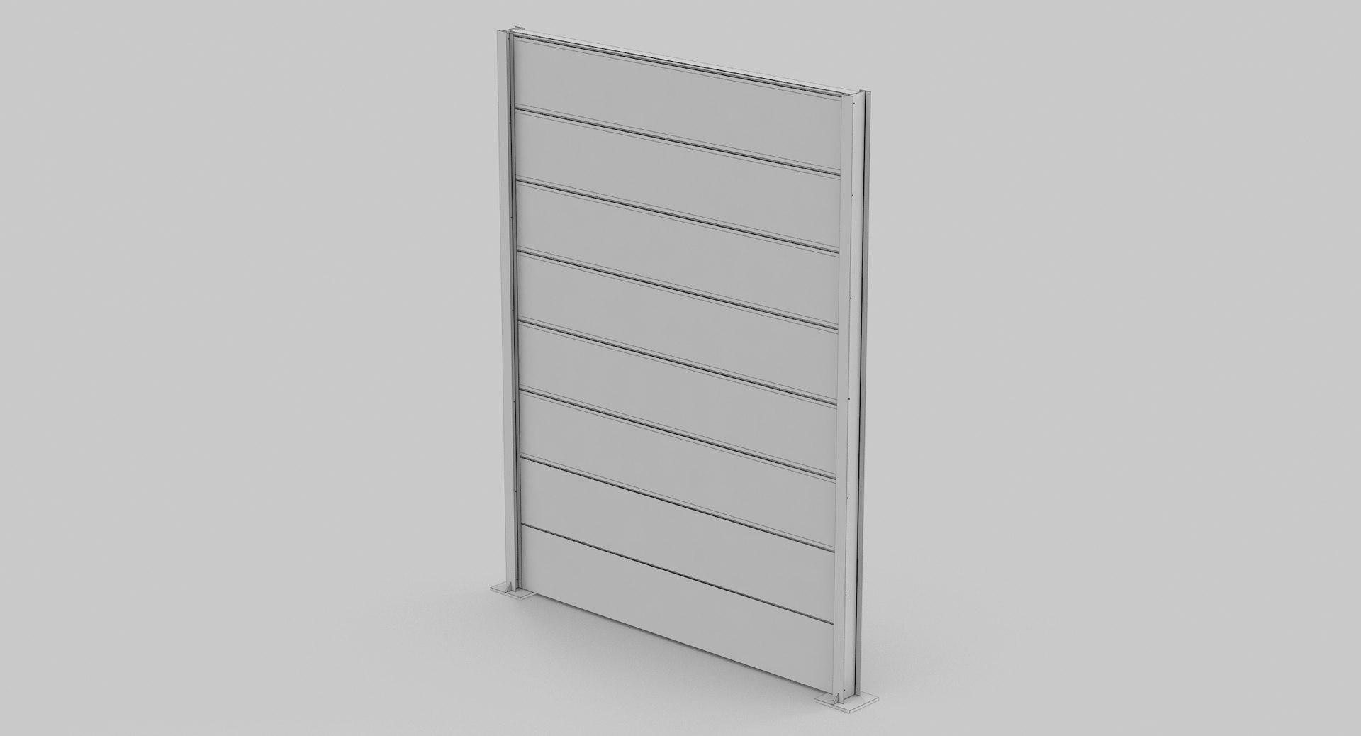 3D Noise Barrier 1 Model - TurboSquid 1316561
