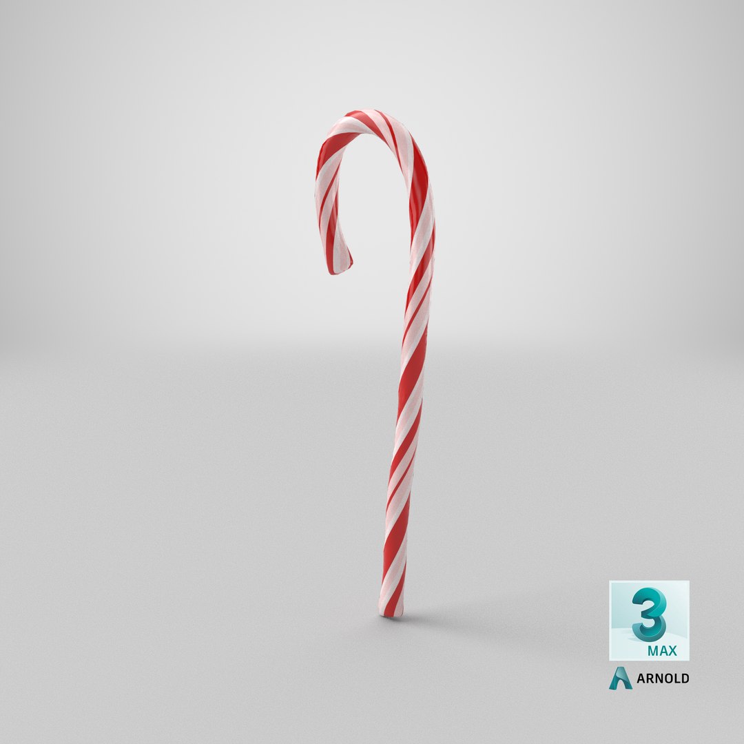 3d Model Candy Cane