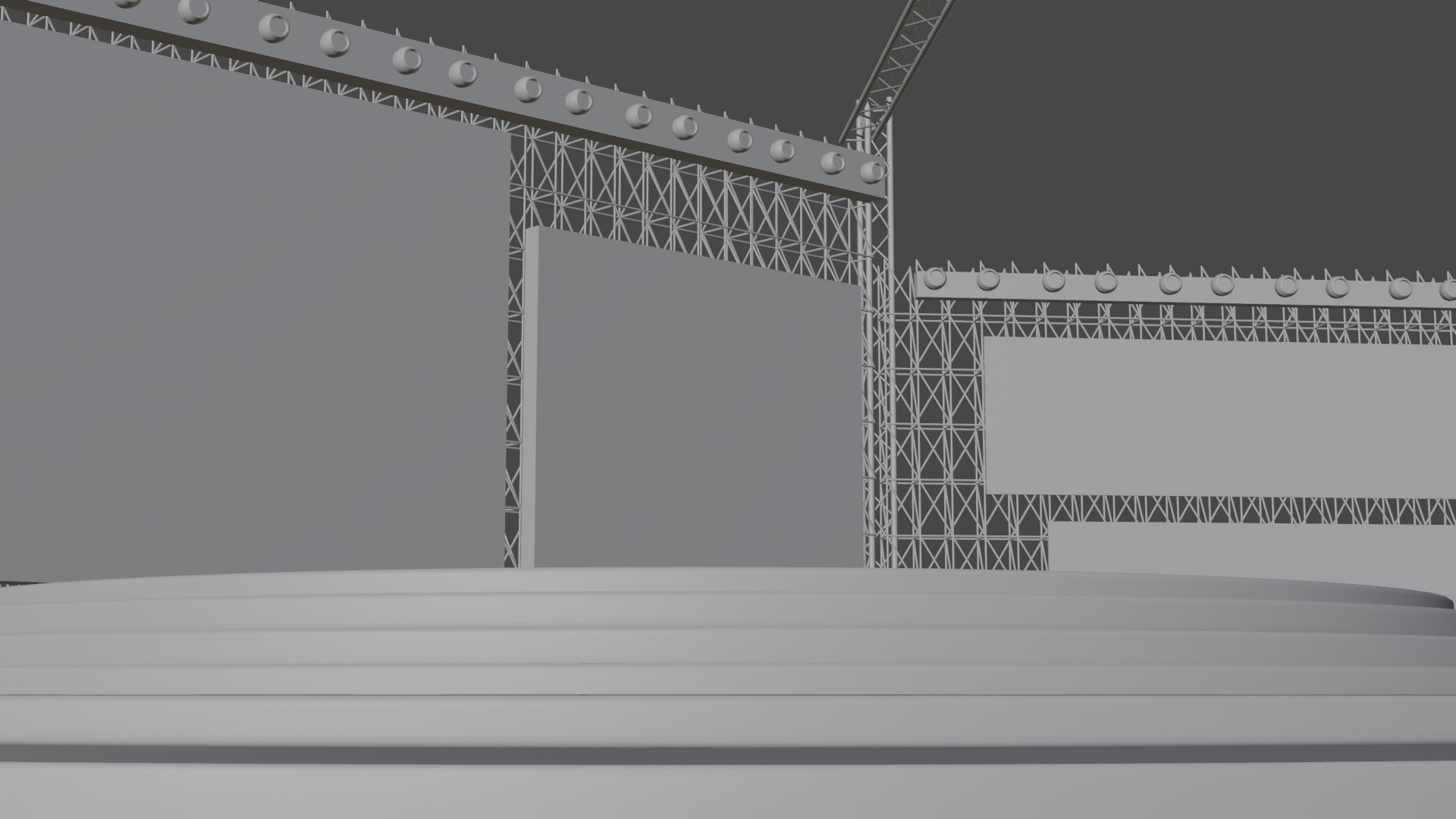 3D Entertainment Concert Event Stage 3D with Colorful Light model ...