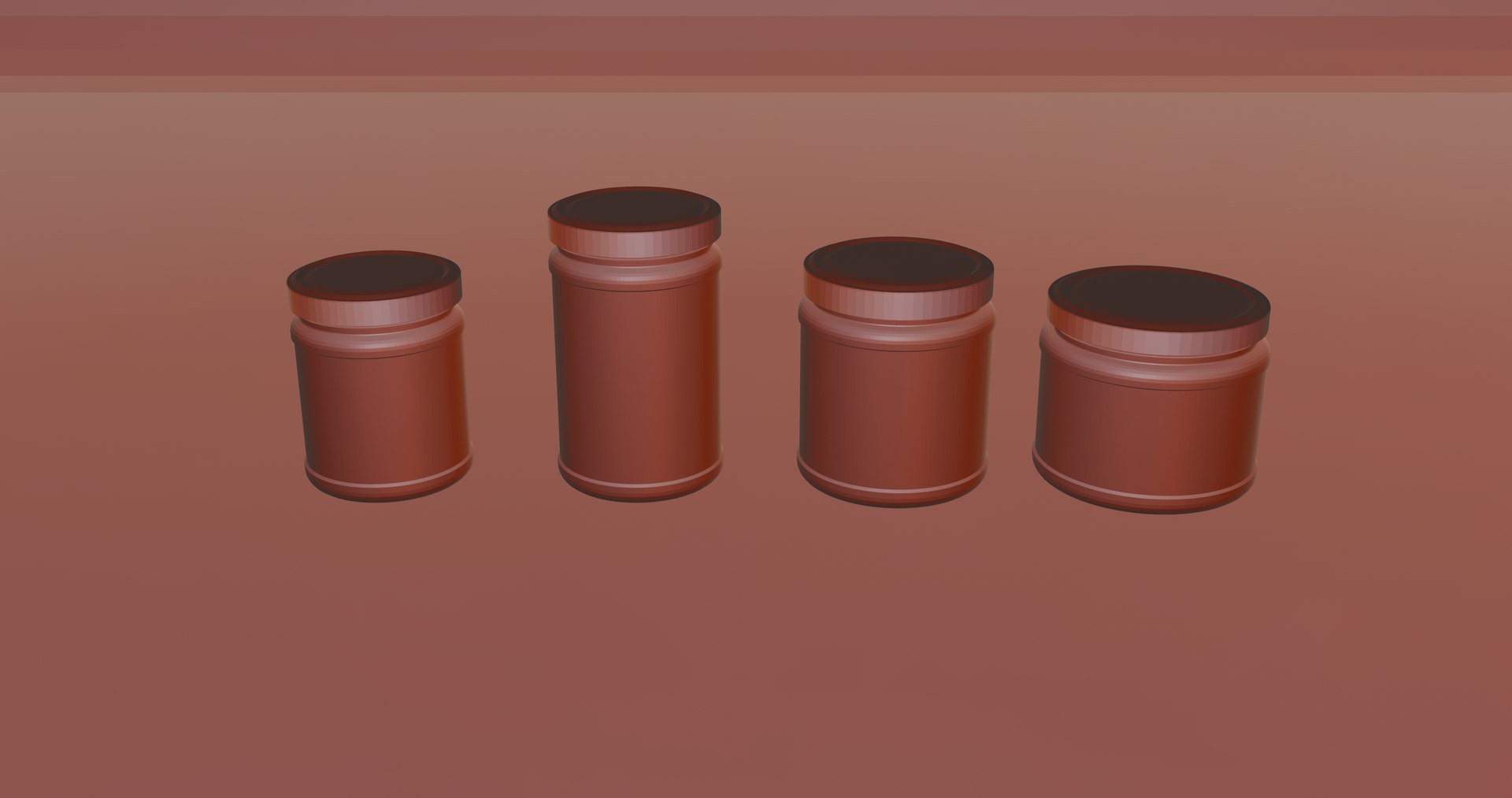 Glass Jars Standard Ml Sizes 3D Model - TurboSquid 2089677