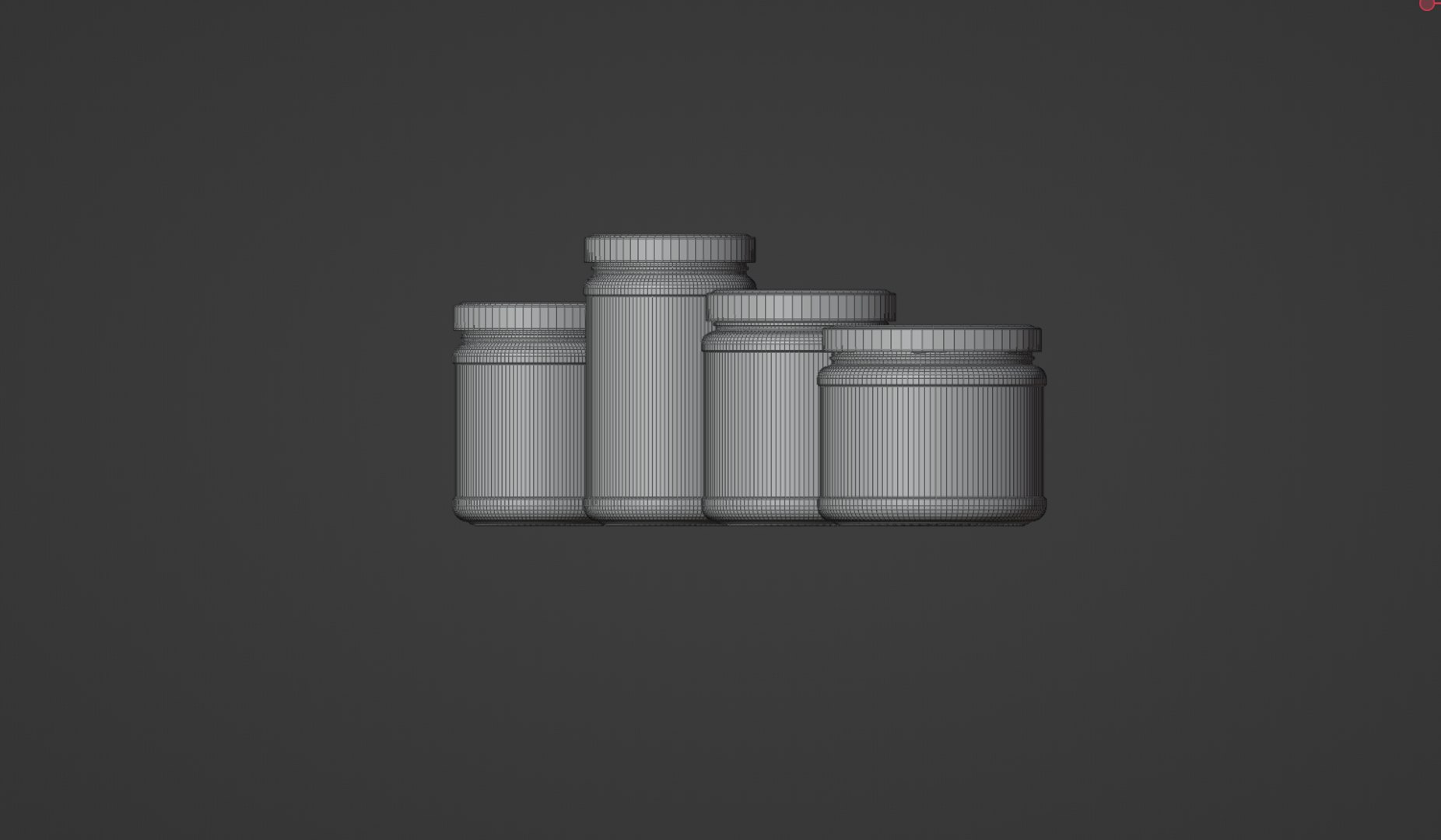Glass Jars Standard Ml Sizes 3D Model - TurboSquid 2089677