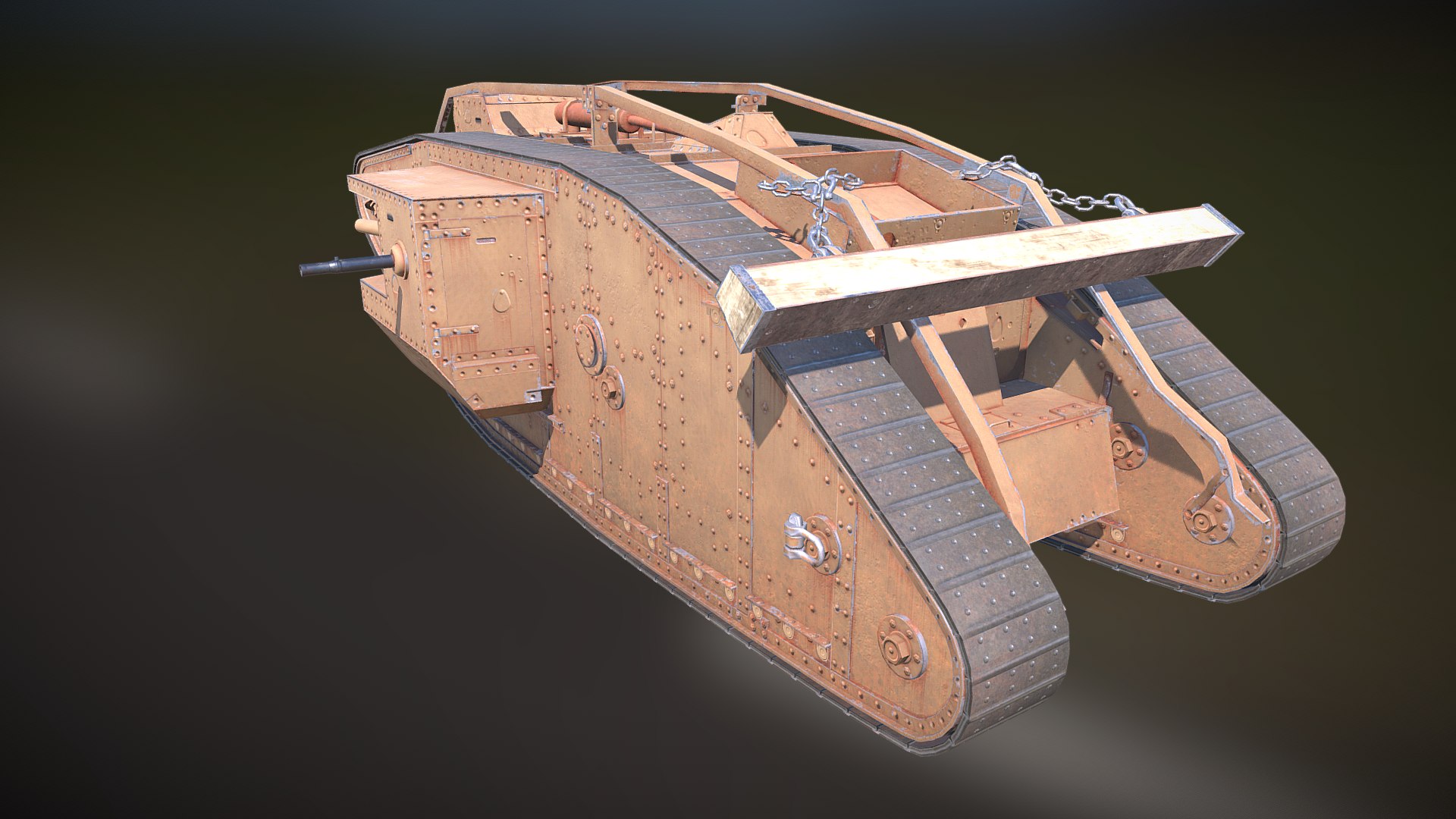 Mark Iv Tank 3D - TurboSquid 1431422