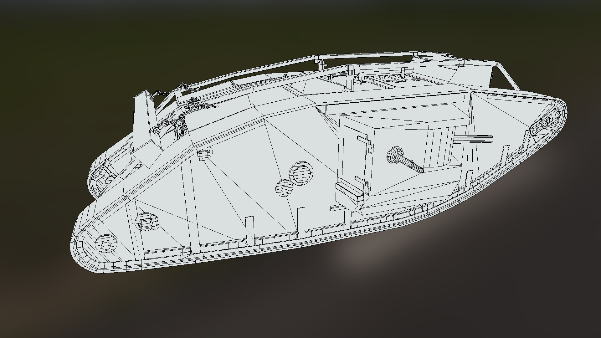 Mark Iv Tank 3D - TurboSquid 1431422