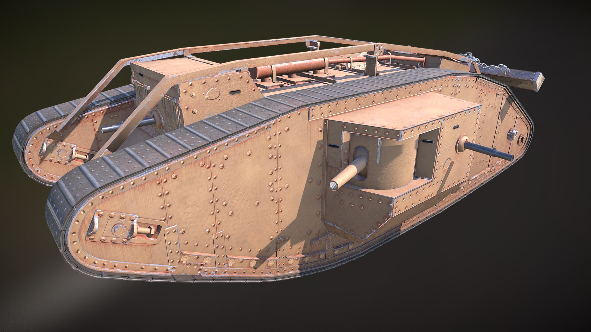 Mark Iv Tank 3D - TurboSquid 1431422