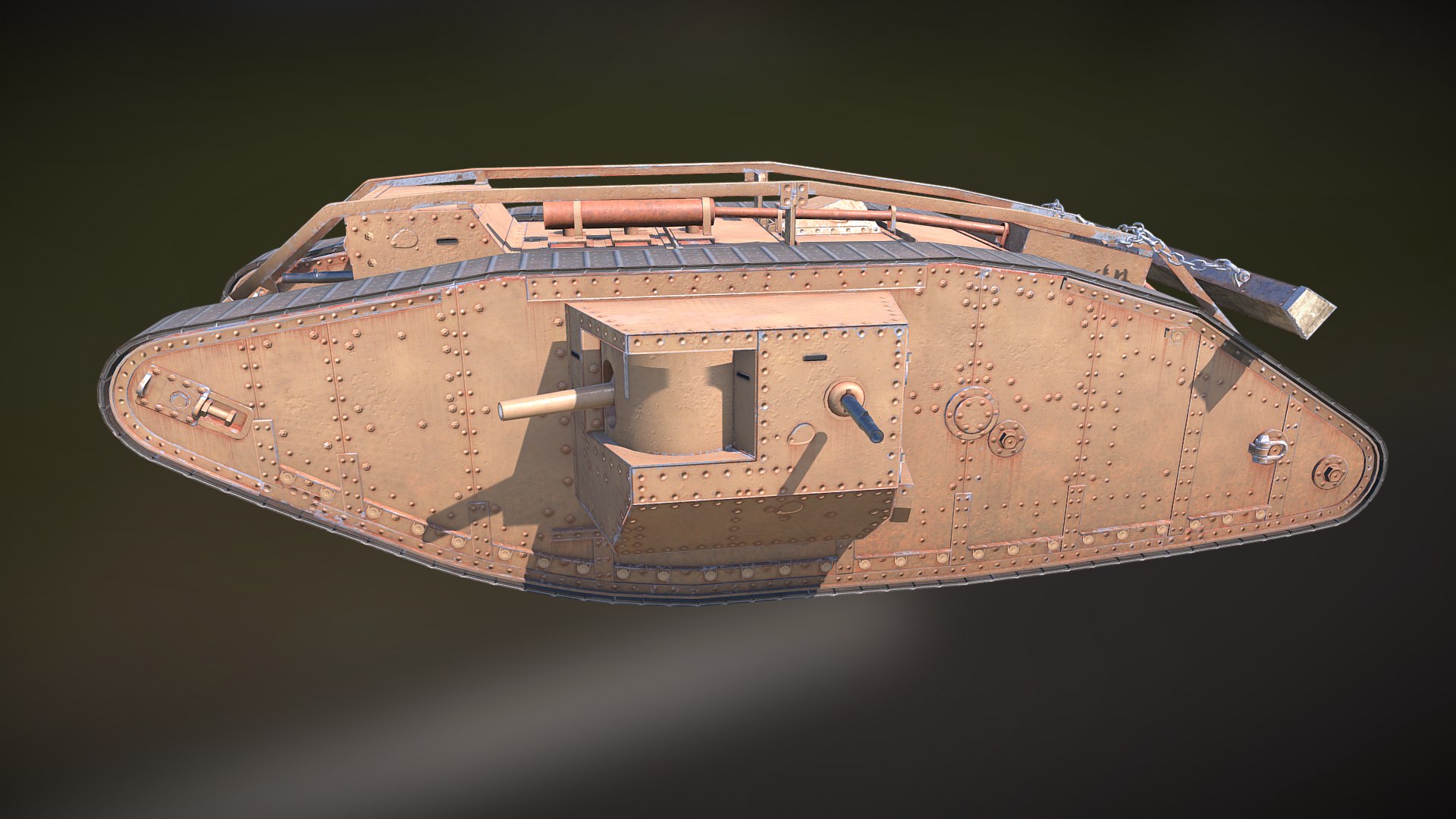 Mark Iv Tank 3D - TurboSquid 1431422
