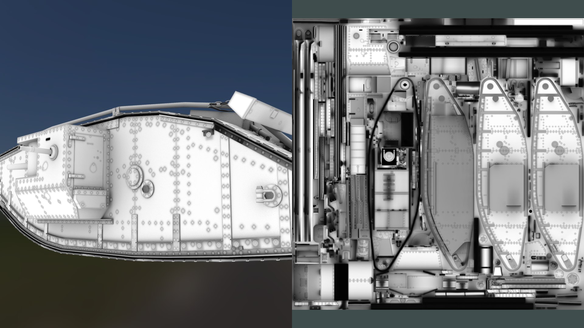 Mark Iv Tank 3D - TurboSquid 1431422