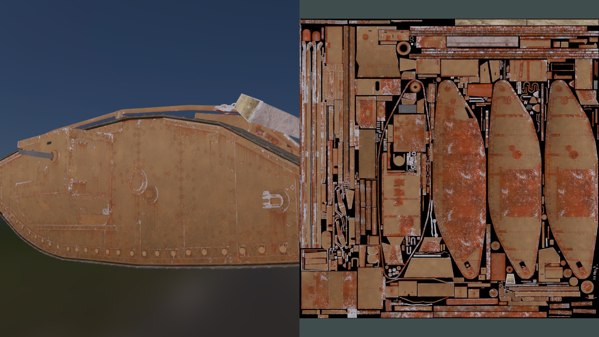 Mark Iv Tank 3D - TurboSquid 1431422