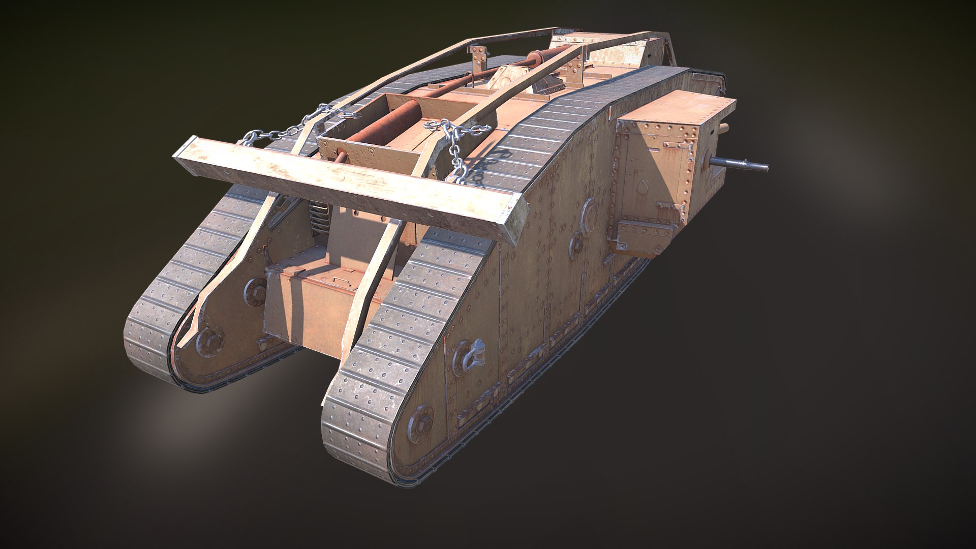 Mark Iv Tank 3D - TurboSquid 1431422