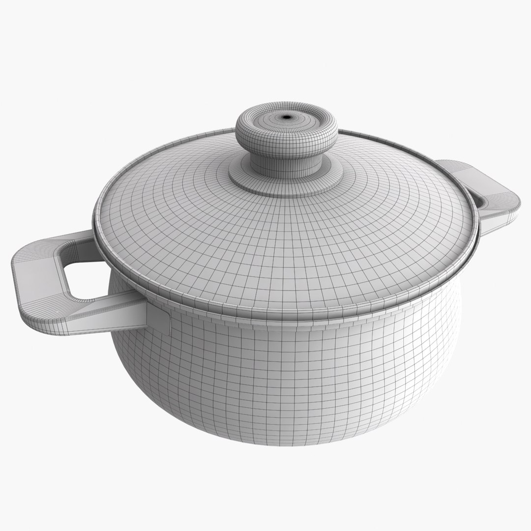 3d cookware cook ware