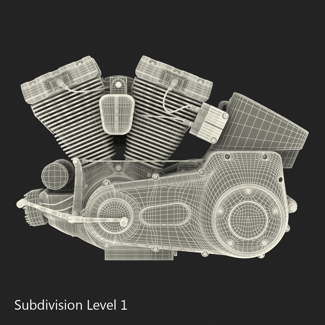 Motorcycle engines 3D model - TurboSquid 1197623