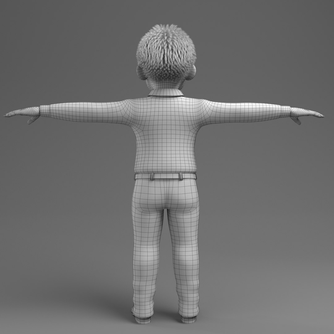 3D Model Robert Cartoon Man Rig - TurboSquid 2205329