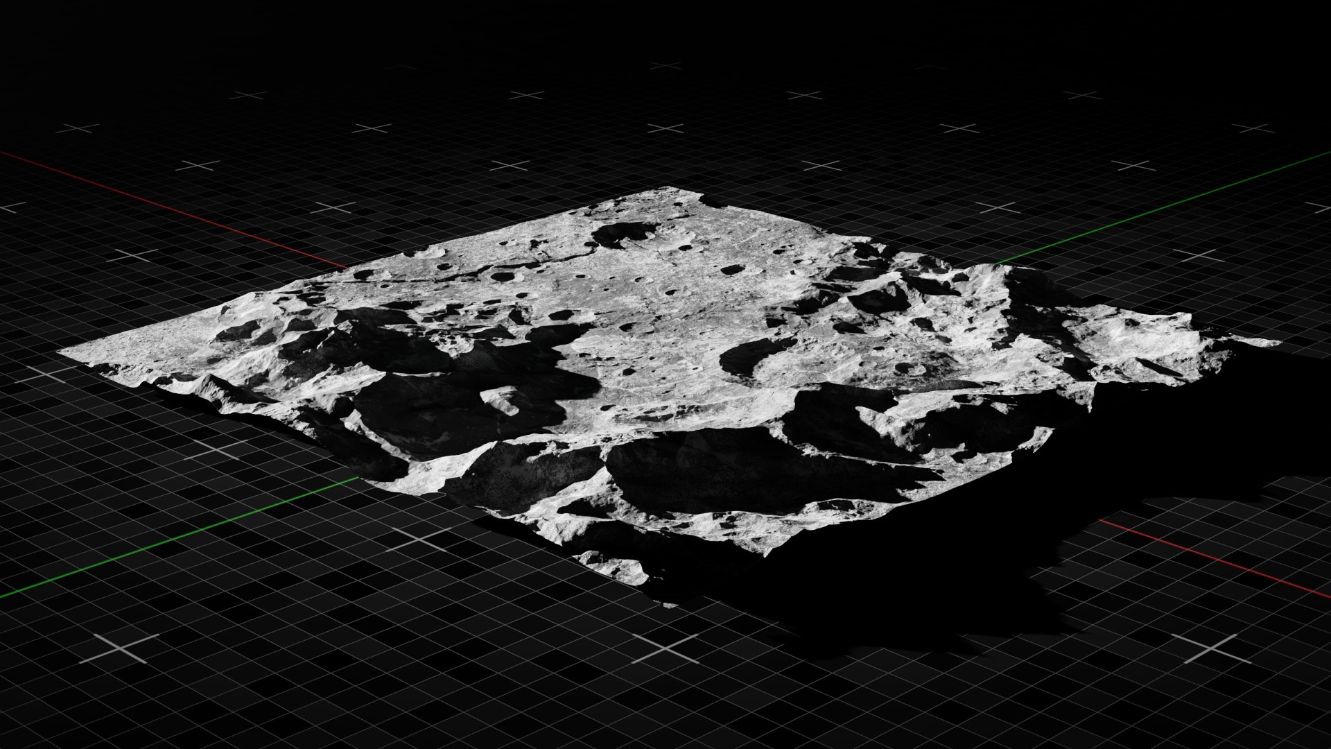 Moon Terrain Pack 3D Model - TurboSquid 2385018