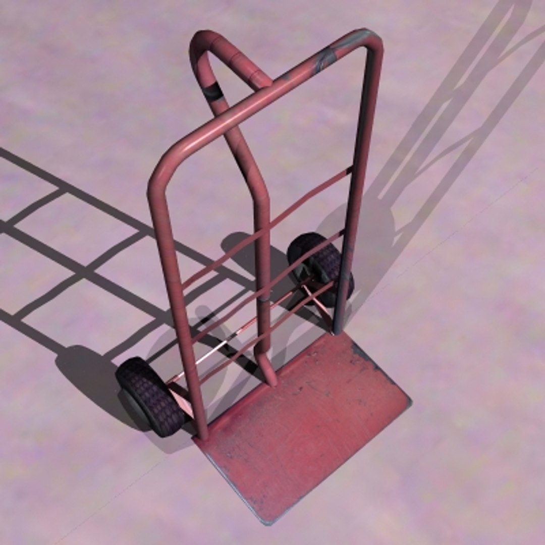 Box Dolly 3d Model