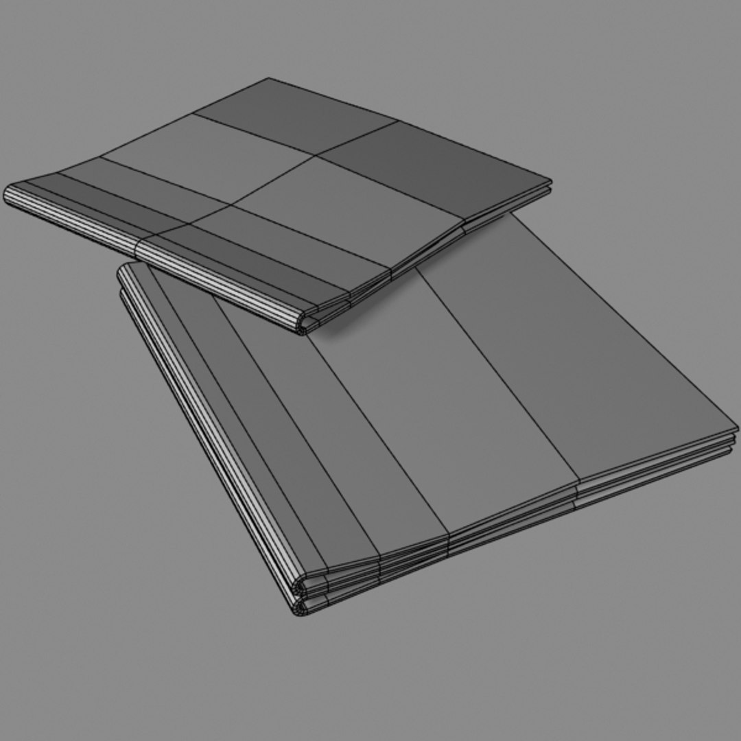 3d Model Newspaper