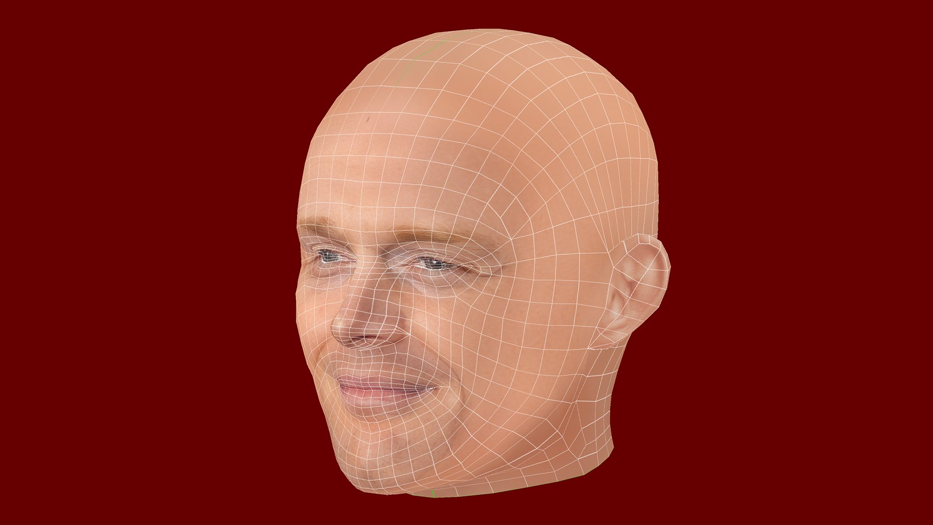 3D Bill Burr Head - Low Poly Head For Game Low-poly Model - TurboSquid ...