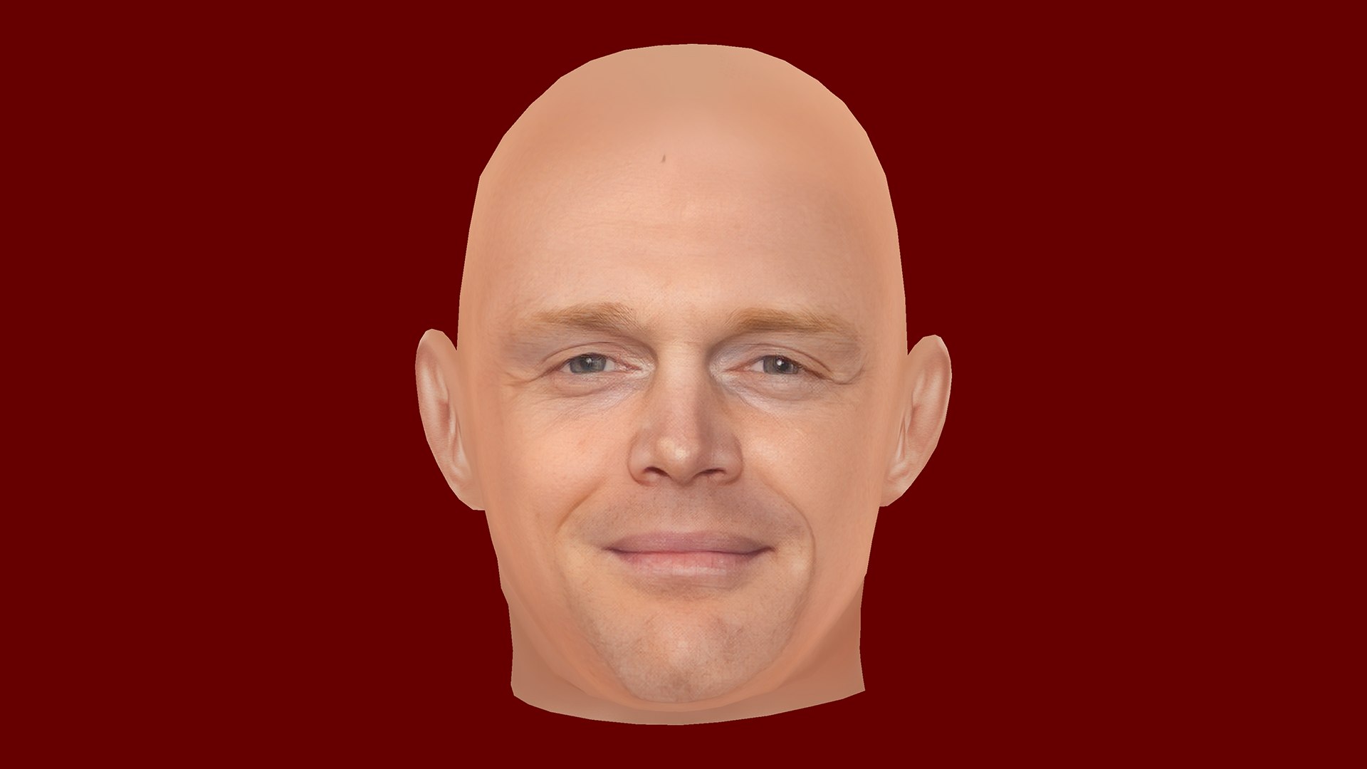 3D Bill Burr Head - Low Poly Head For Game Low-poly Model - TurboSquid ...
