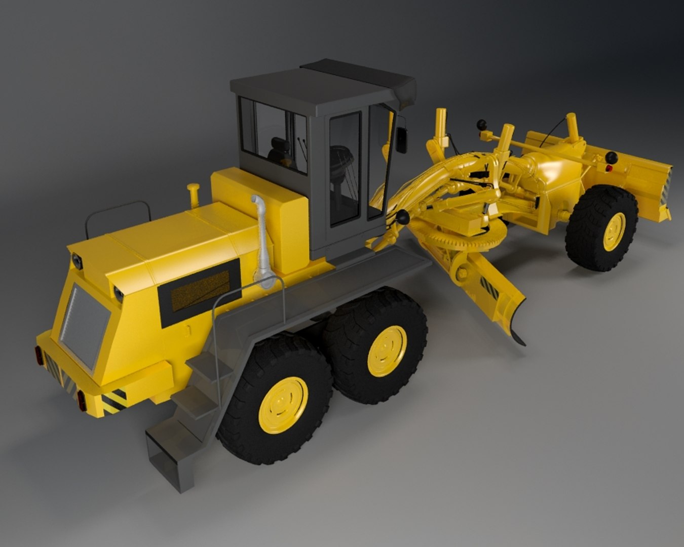 Grader Tractor 3D Model - TurboSquid 1570884