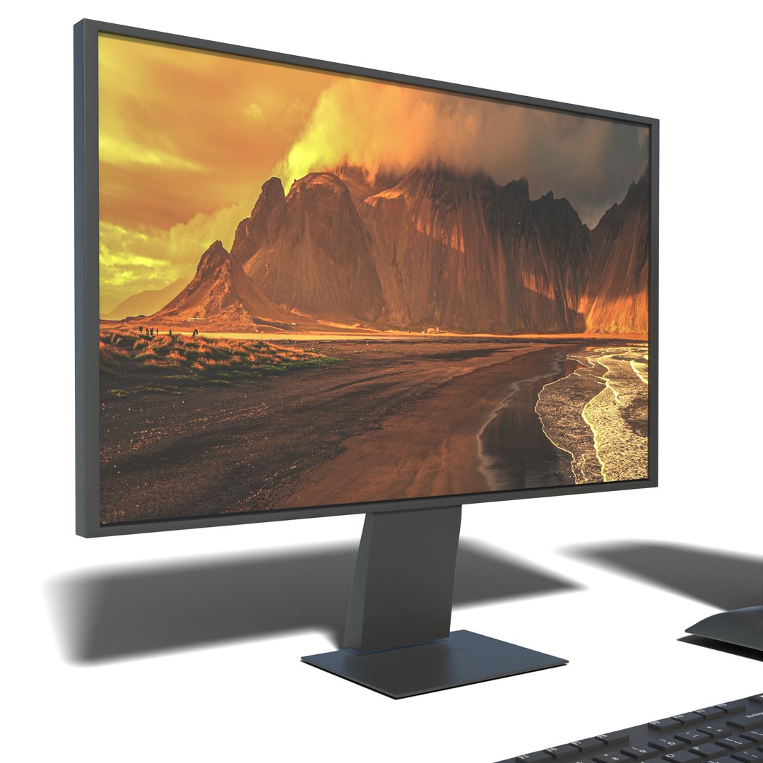 3D Desktop Computer Set Model - TurboSquid 2086547