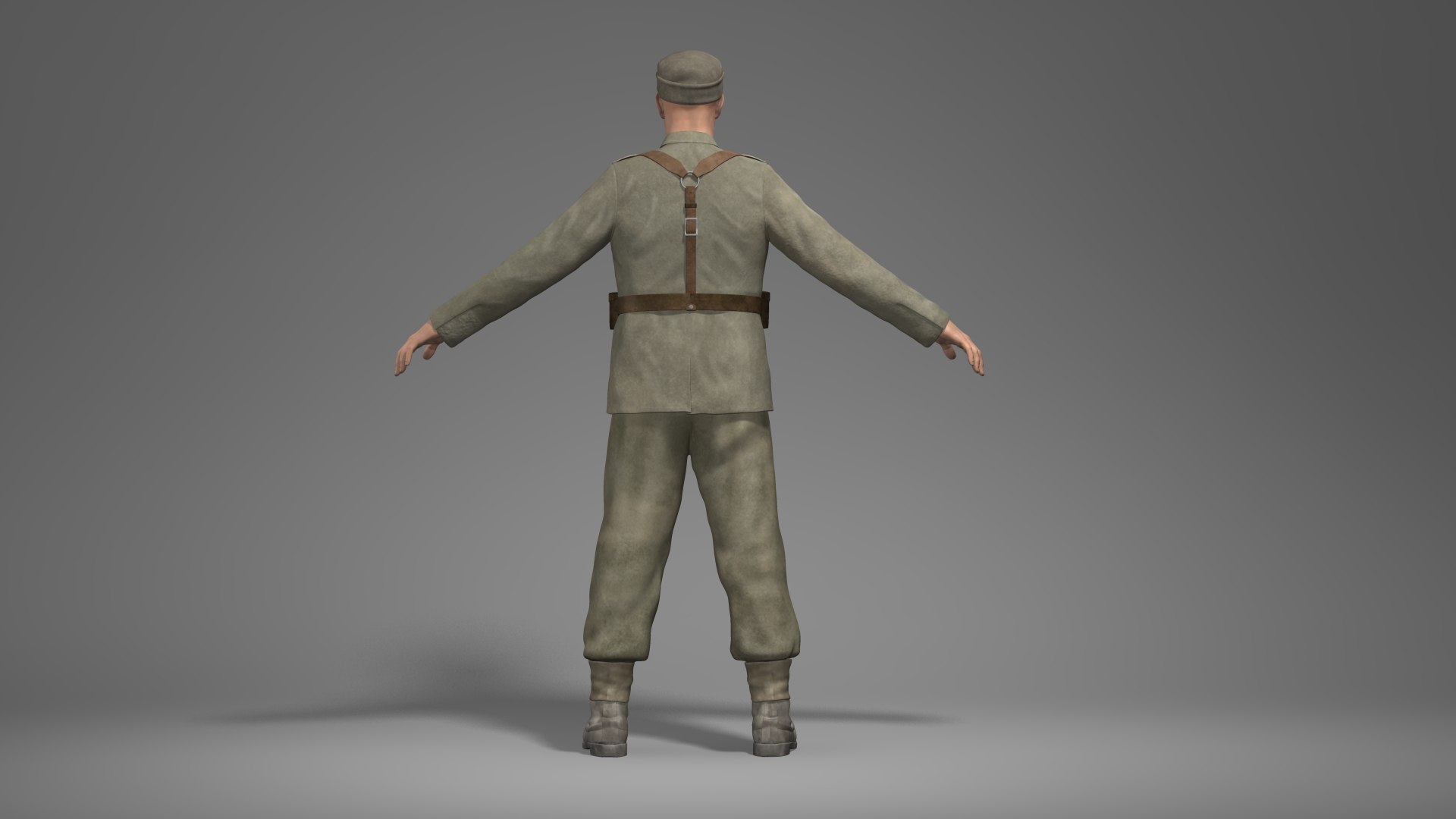 3d Wwii German Soldier