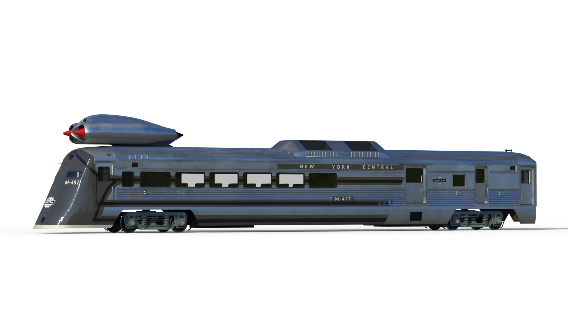 M-497 Black Beetle Jet Train 3D Model - TurboSquid 2211662