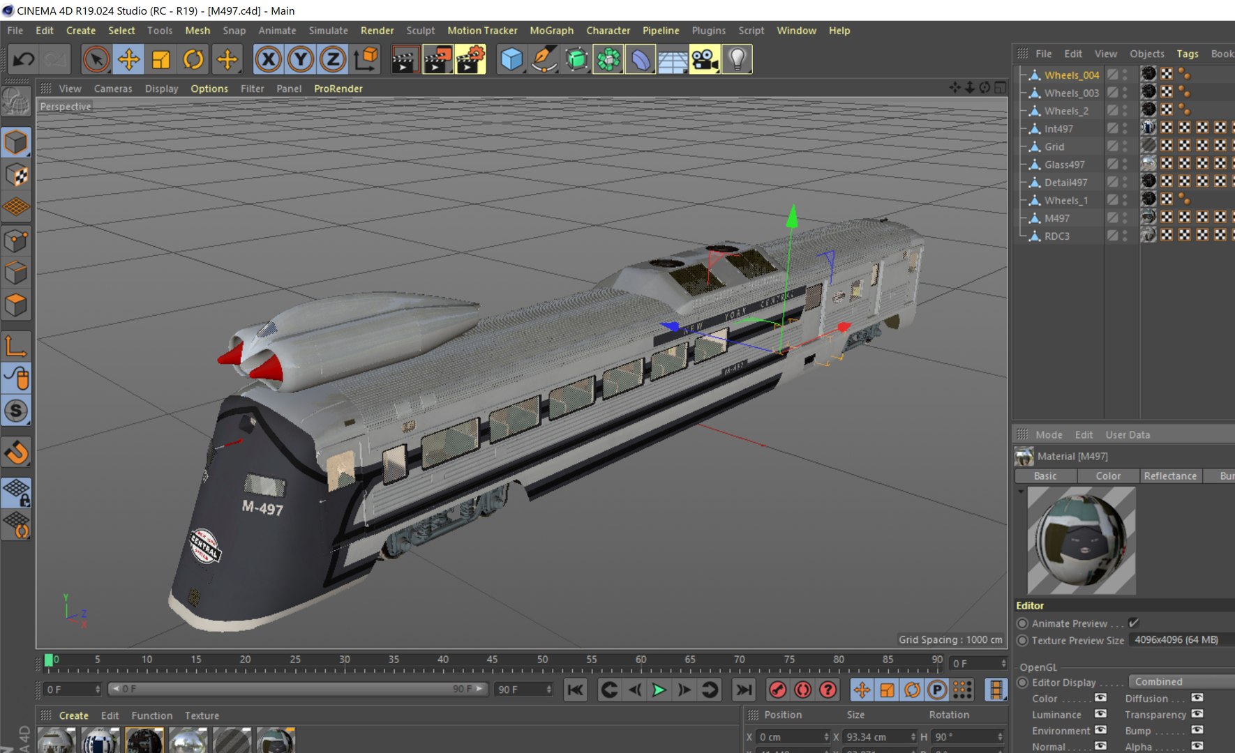 M-497 Black Beetle Jet Train 3D Model - TurboSquid 2211662