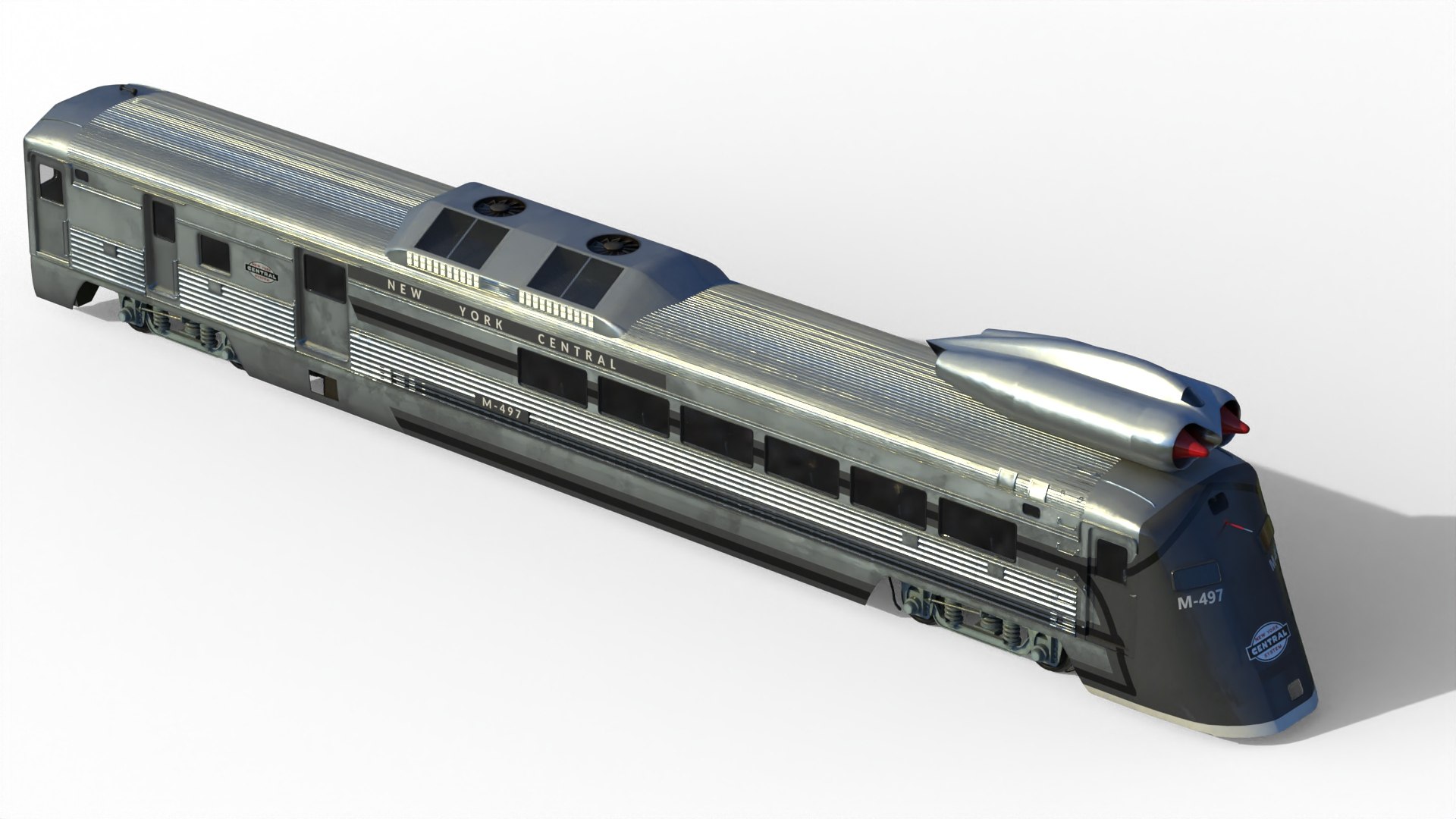 M-497 Black Beetle Jet Train 3D Model - TurboSquid 2211662