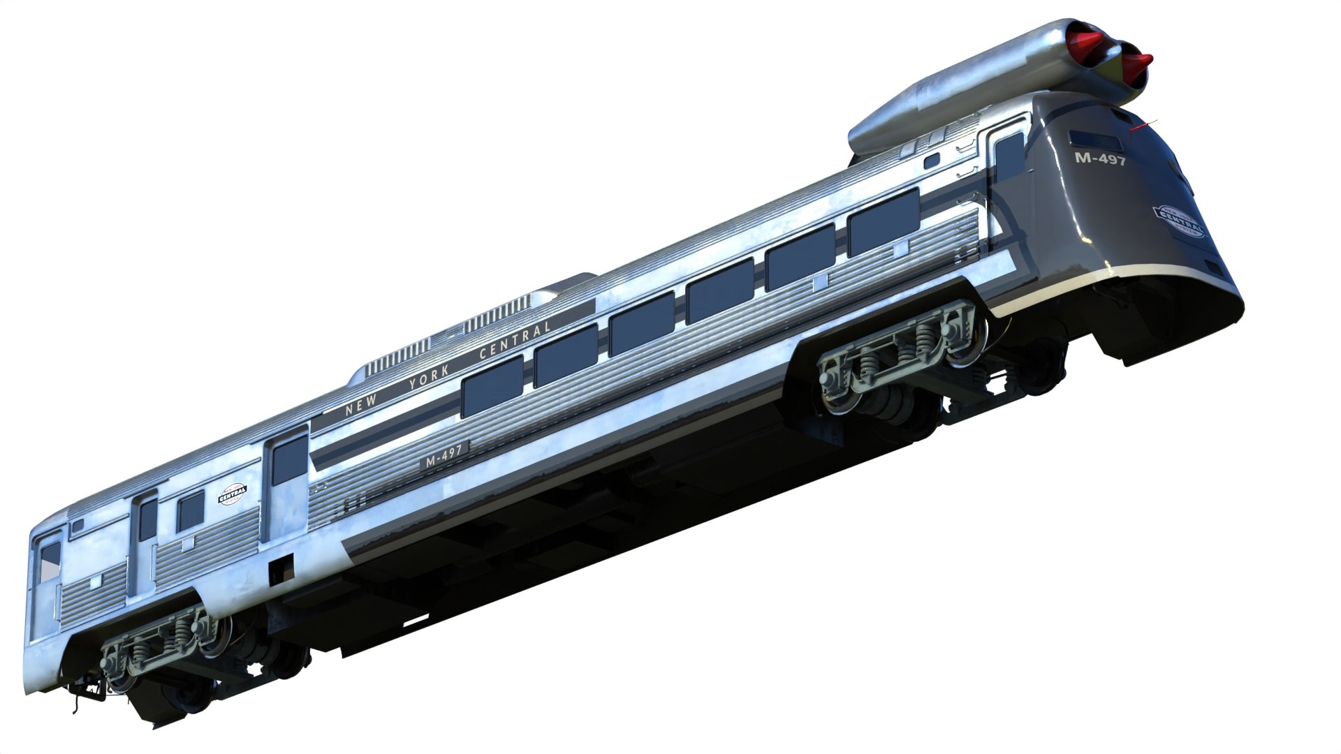 M-497 Black Beetle Jet Train 3D Model - TurboSquid 2211662